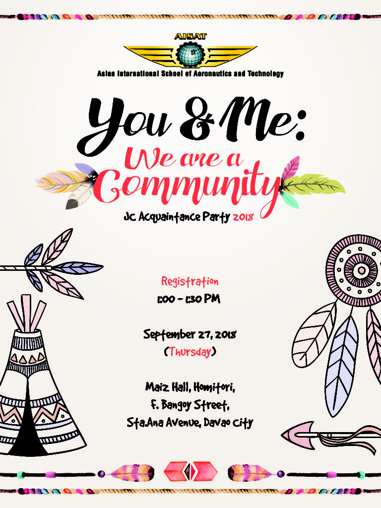 September 27 - JC Acquaintance Party - AISAT